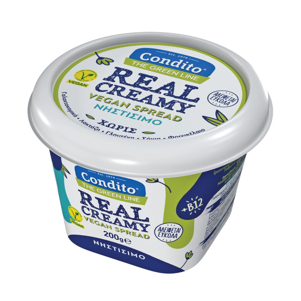 Real Creamy – Vegan Αλειφόμενο – Condito – The Green Line